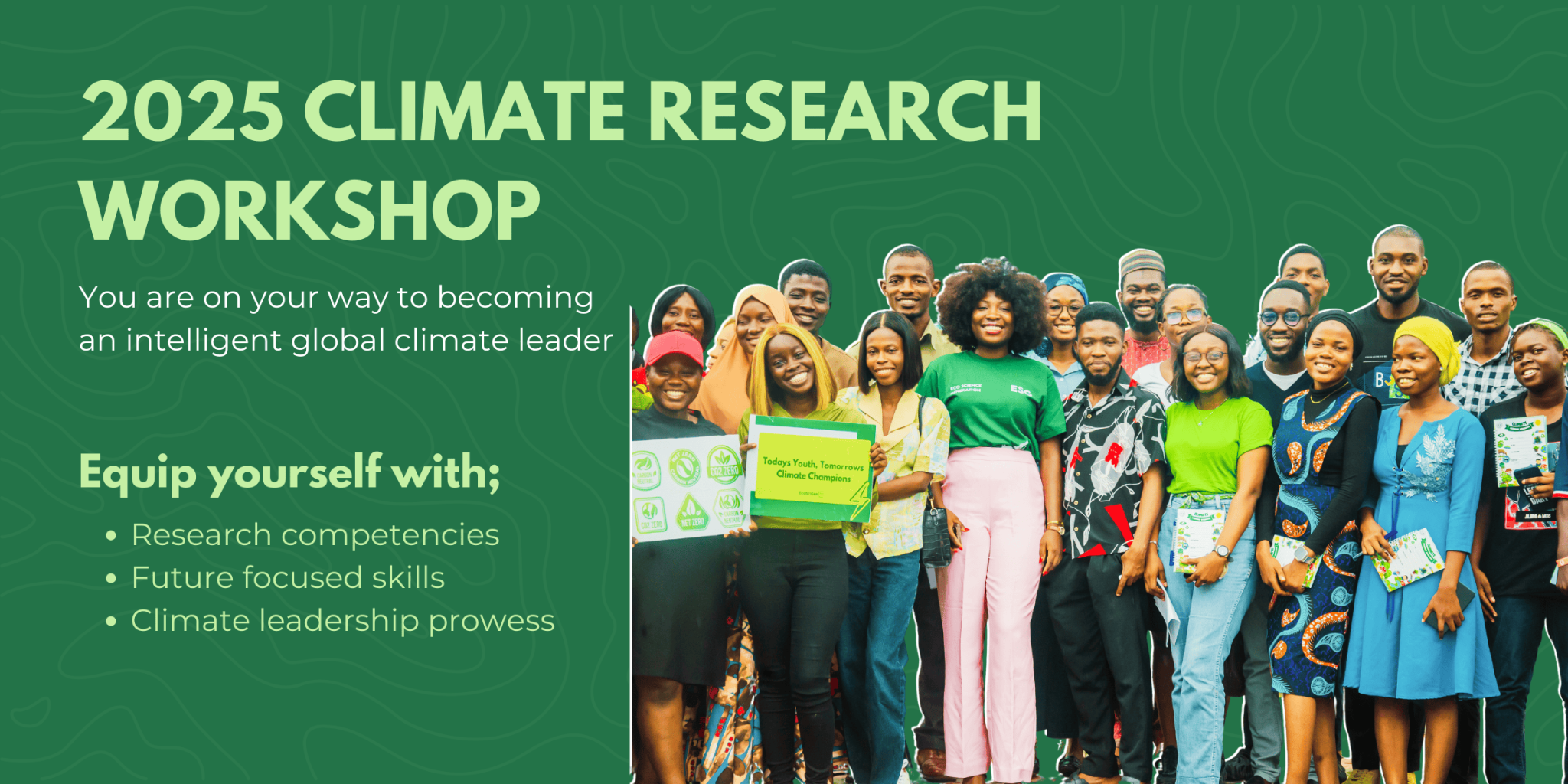 2025 CLIMATE RESEARCH WORKSHOP- APPLICATIONS OPENED – EcoSciGen